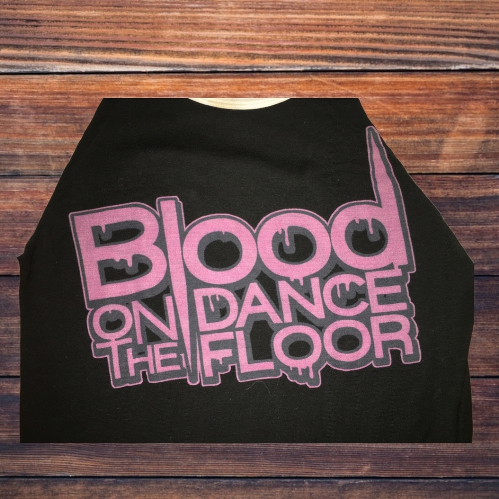 Botdf Blood On The Dance Floor Logo Baseball Shirt Ra… - Gem